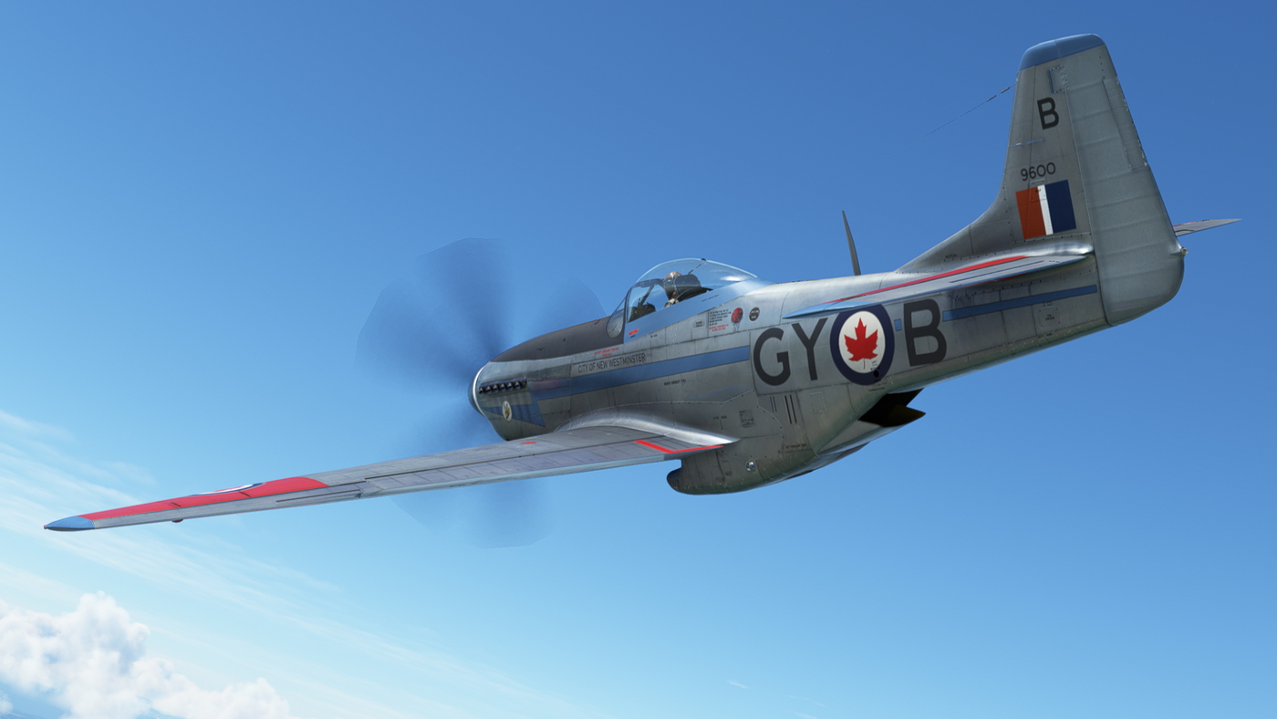 AH P-51D RCAF No. 443 Sqn "City of New Westminster" for Microsoft ...