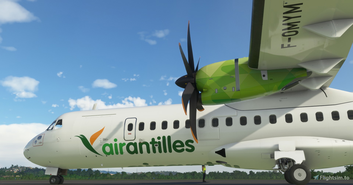Air Antilles Express "2017 livery" "F-OMYM" Hans Hartmann ATR 72-600 for Microsoft Flight ...