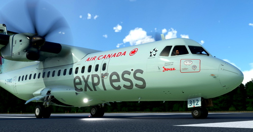 Air Canada by Jazz Aviation "2005 livery" Hans Hartmann ATR 42-600 for ...