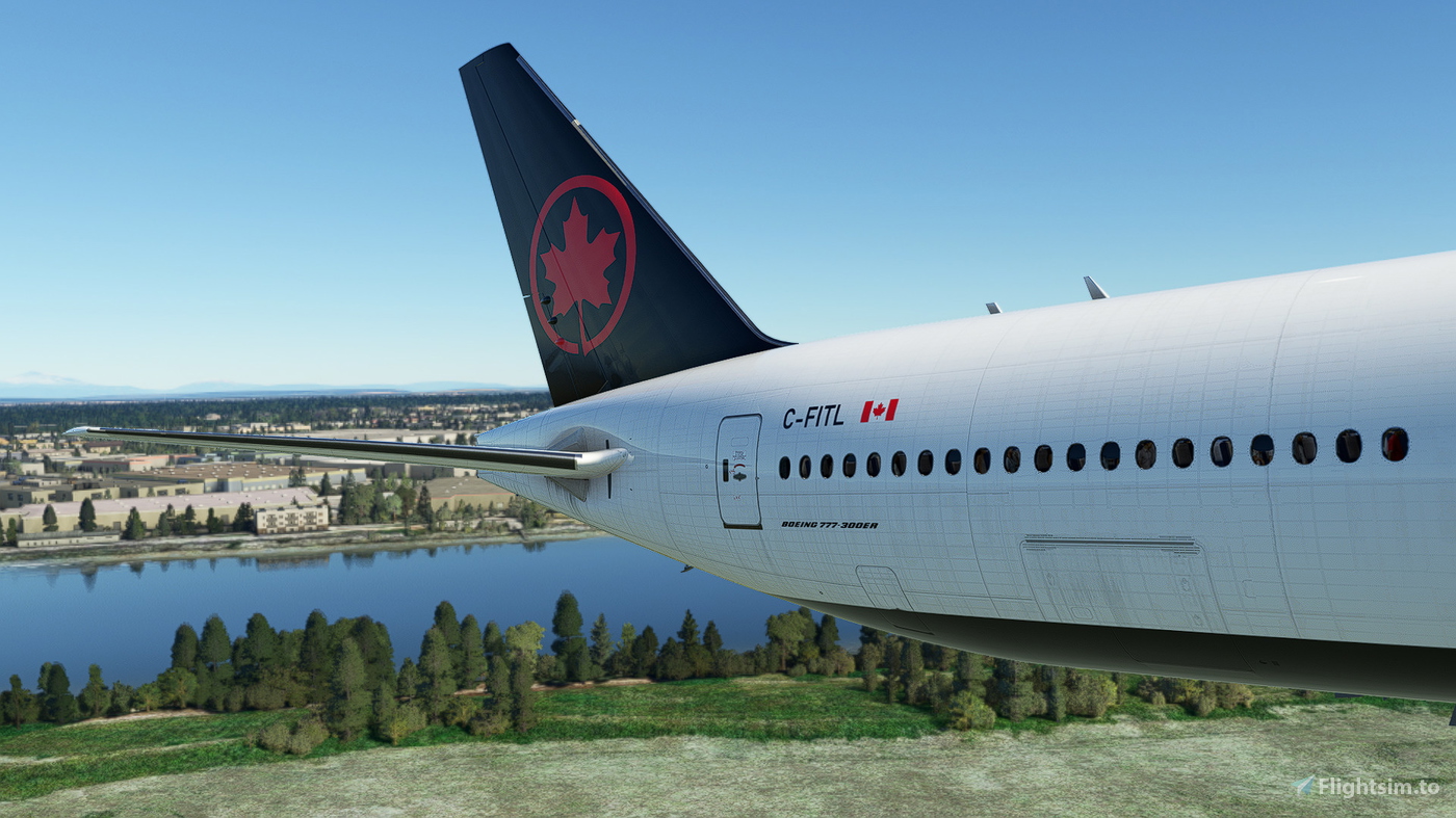 Air Canada Current Livery (C-FITL) for the Boeing 777-300ER for ...