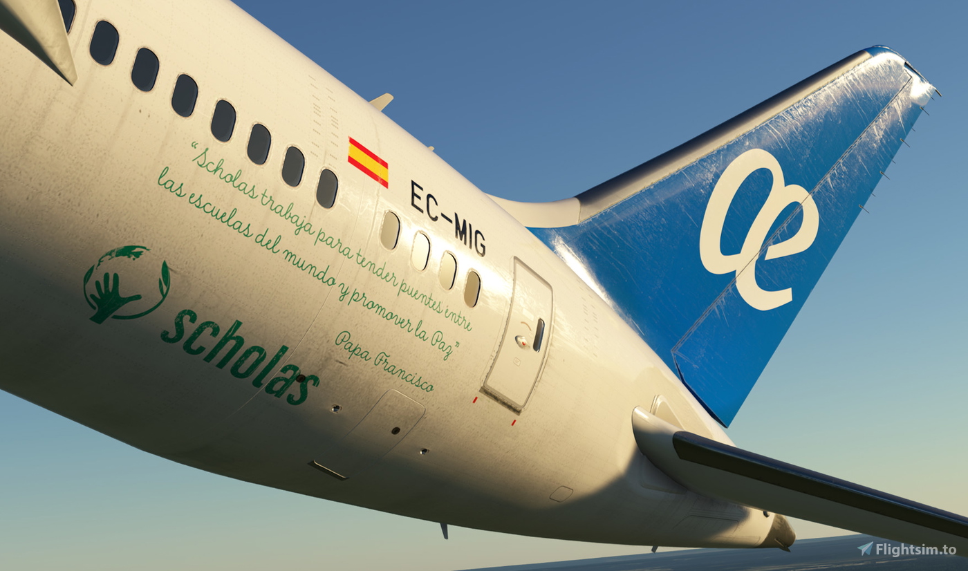Air Europa EC-MIG "Scholas" Sticker | Kuro B787-8 V2 for Microsoft ...