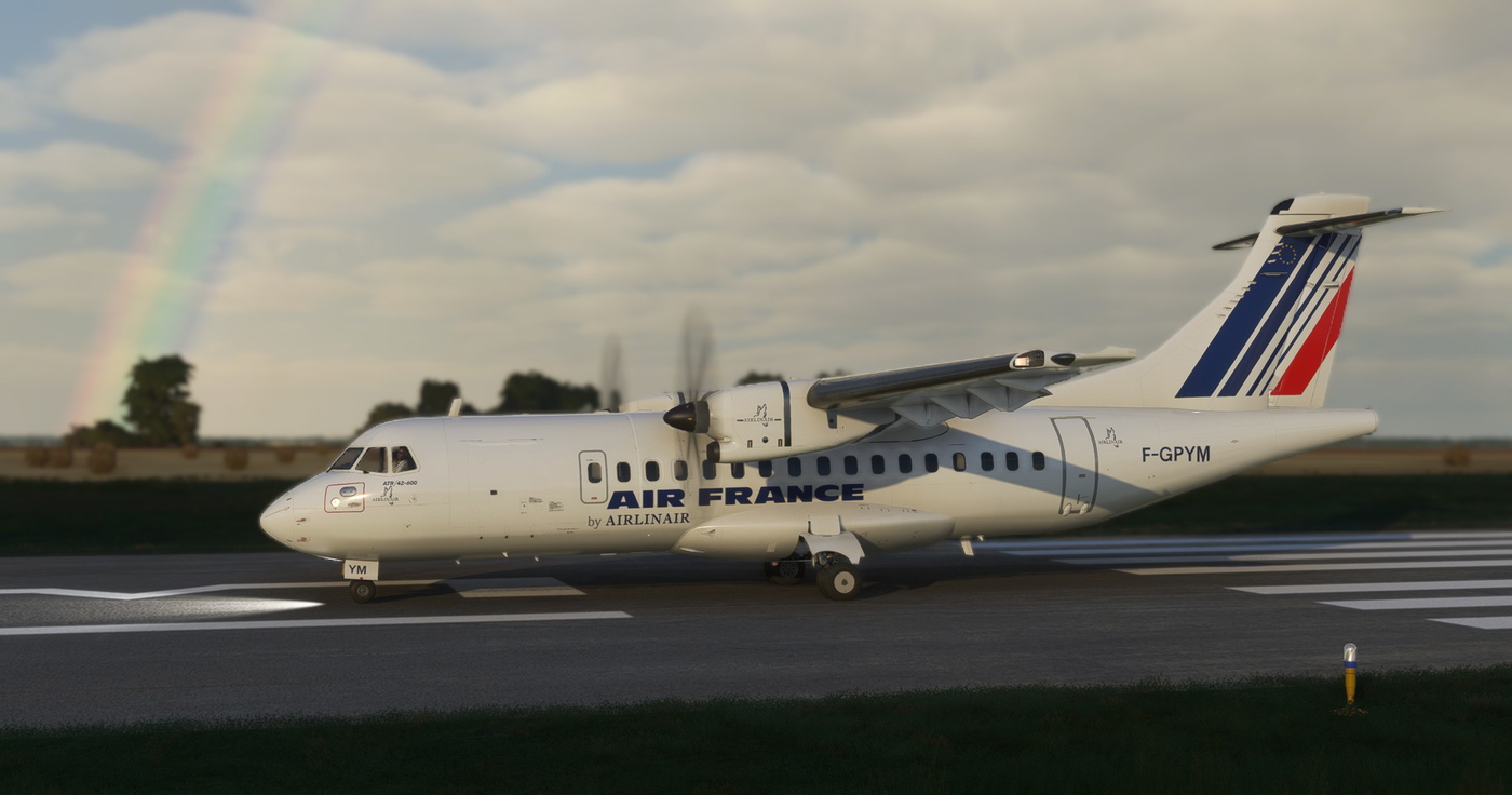 Air France "1998 livery" by Airlinair Hans Hartmann ATR 42-600 for ...