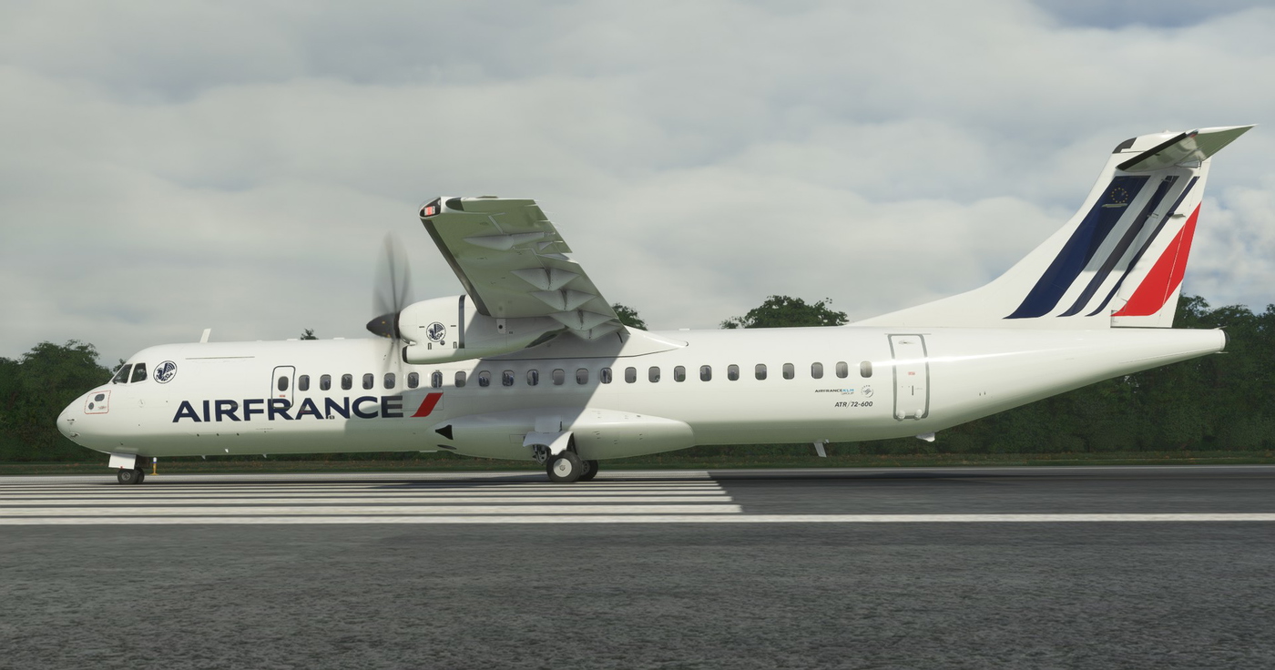 Air France "2023 livery" "without ATC-ID" Hans Hartmann ATR 72-600 for ...