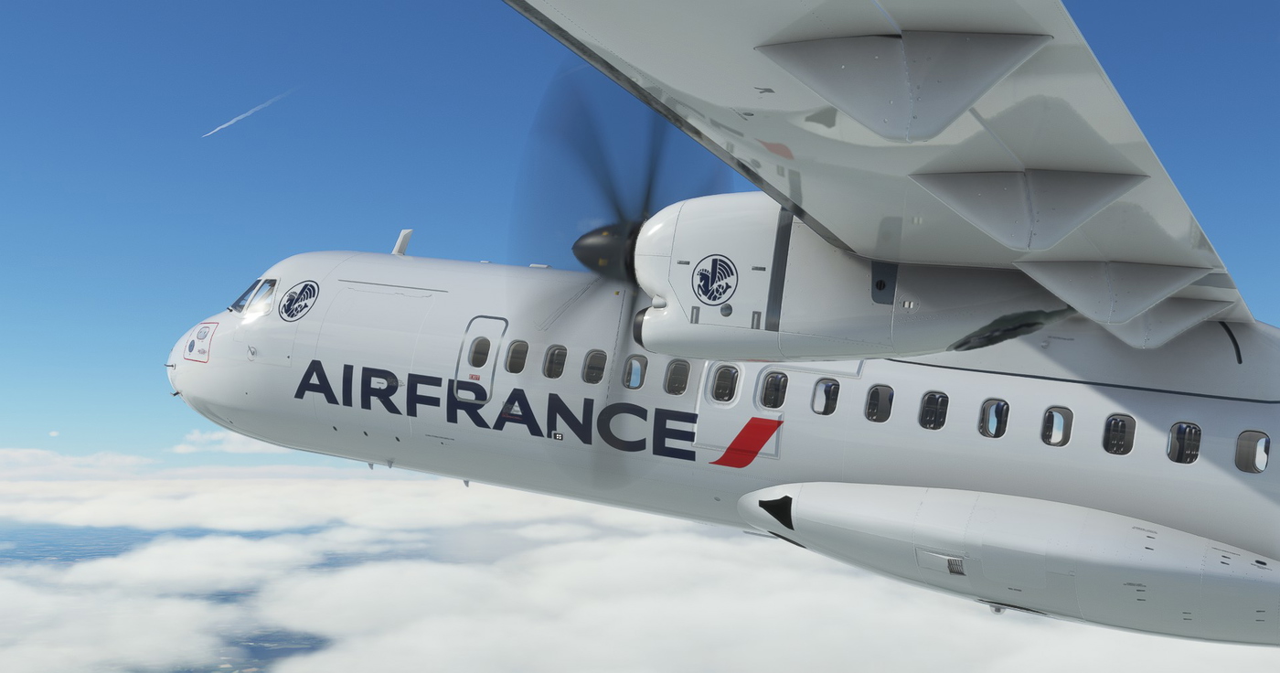 Air France "2023 livery" "without ATC-ID" Hans Hartmann ATR 72-600 for ...