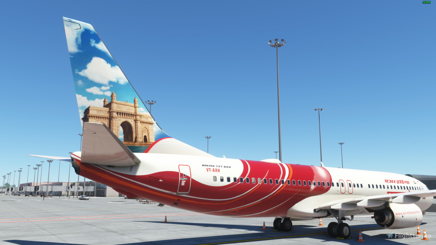 Air India Express VT-AXH "India Gate / Gateway of India" tail design ...