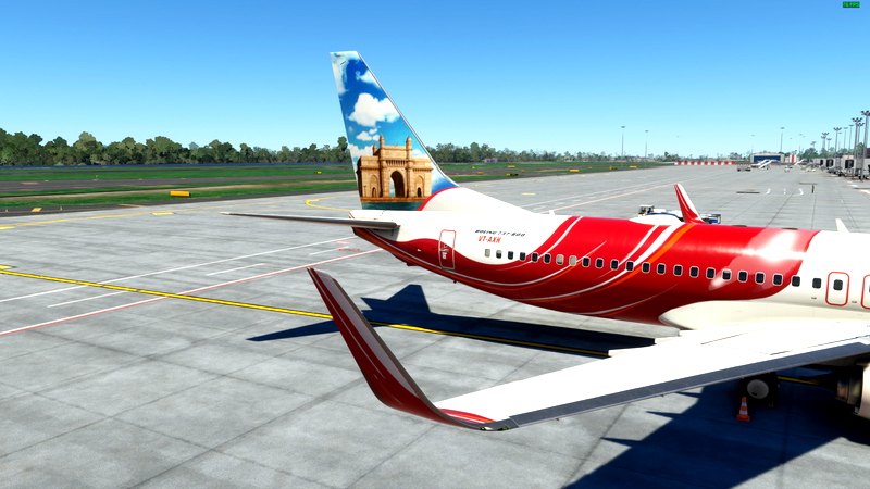 Air India Express VT-AXH "India Gate / Gateway of India" tail design ...