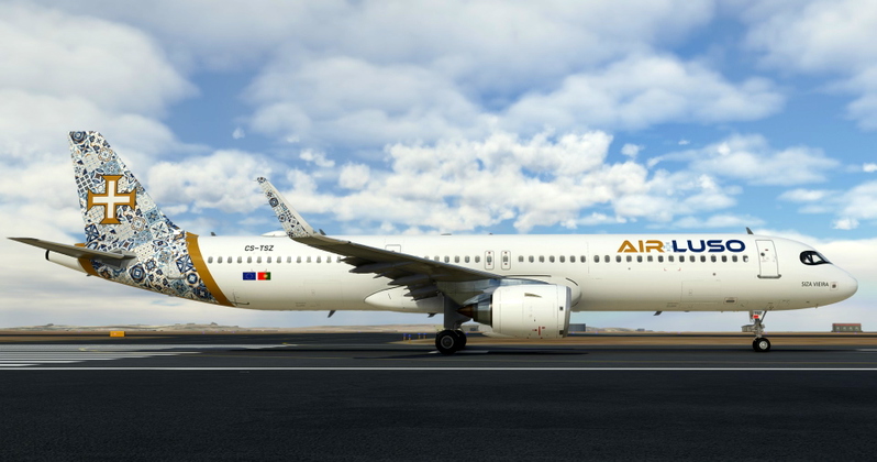 Air Luso "Siza Vieira" LatinVFR A321 Neo leap for Microsoft Flight ...