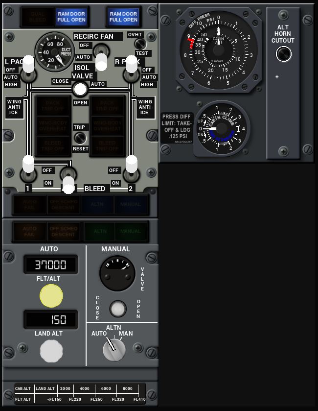 Air Manager instrument set for PMDG 737-700 – Base package for ...