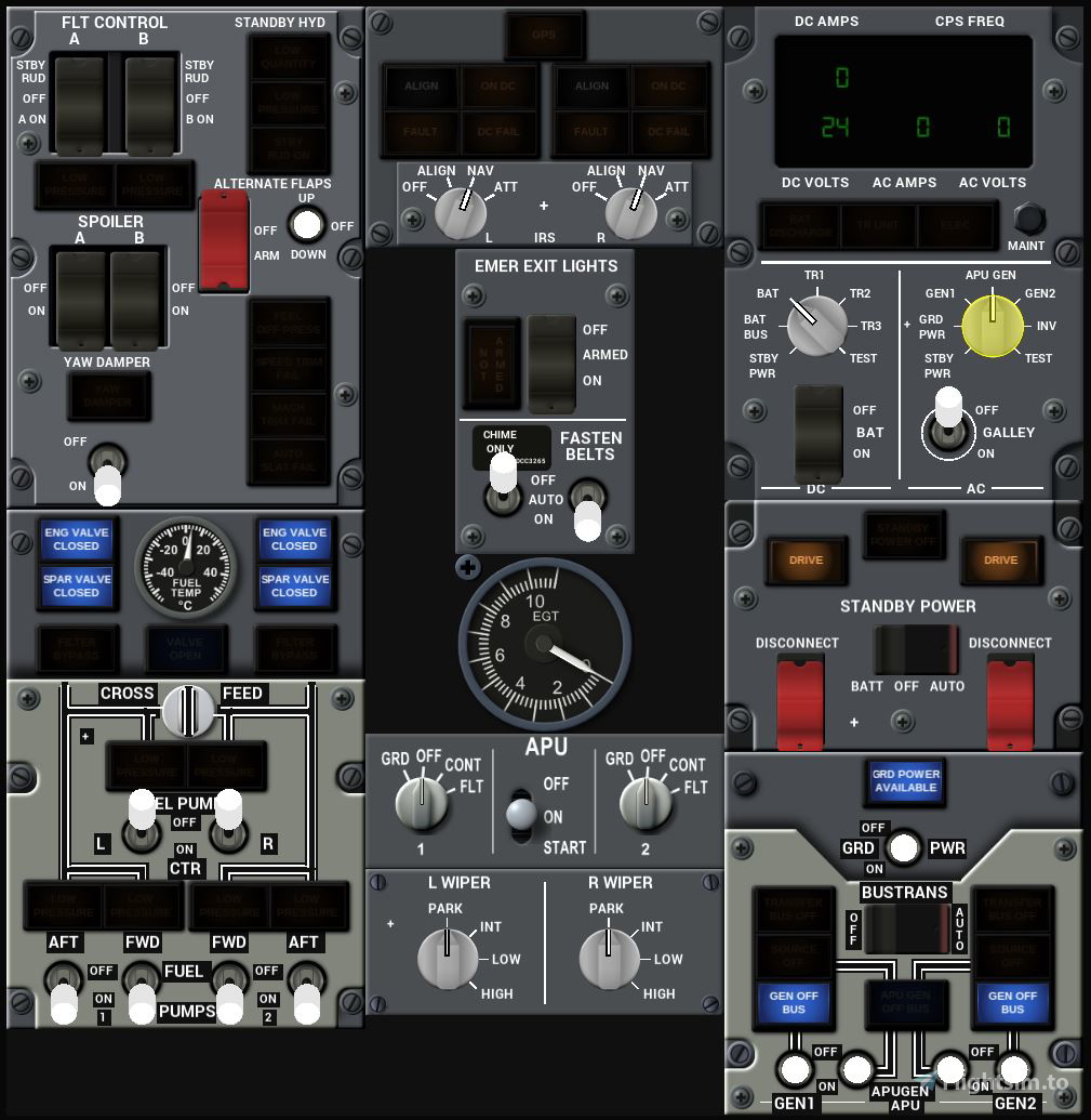 Air Manager instrument set for PMDG 737-700 – Base package for Microsoft Flight Simulator | MSFS