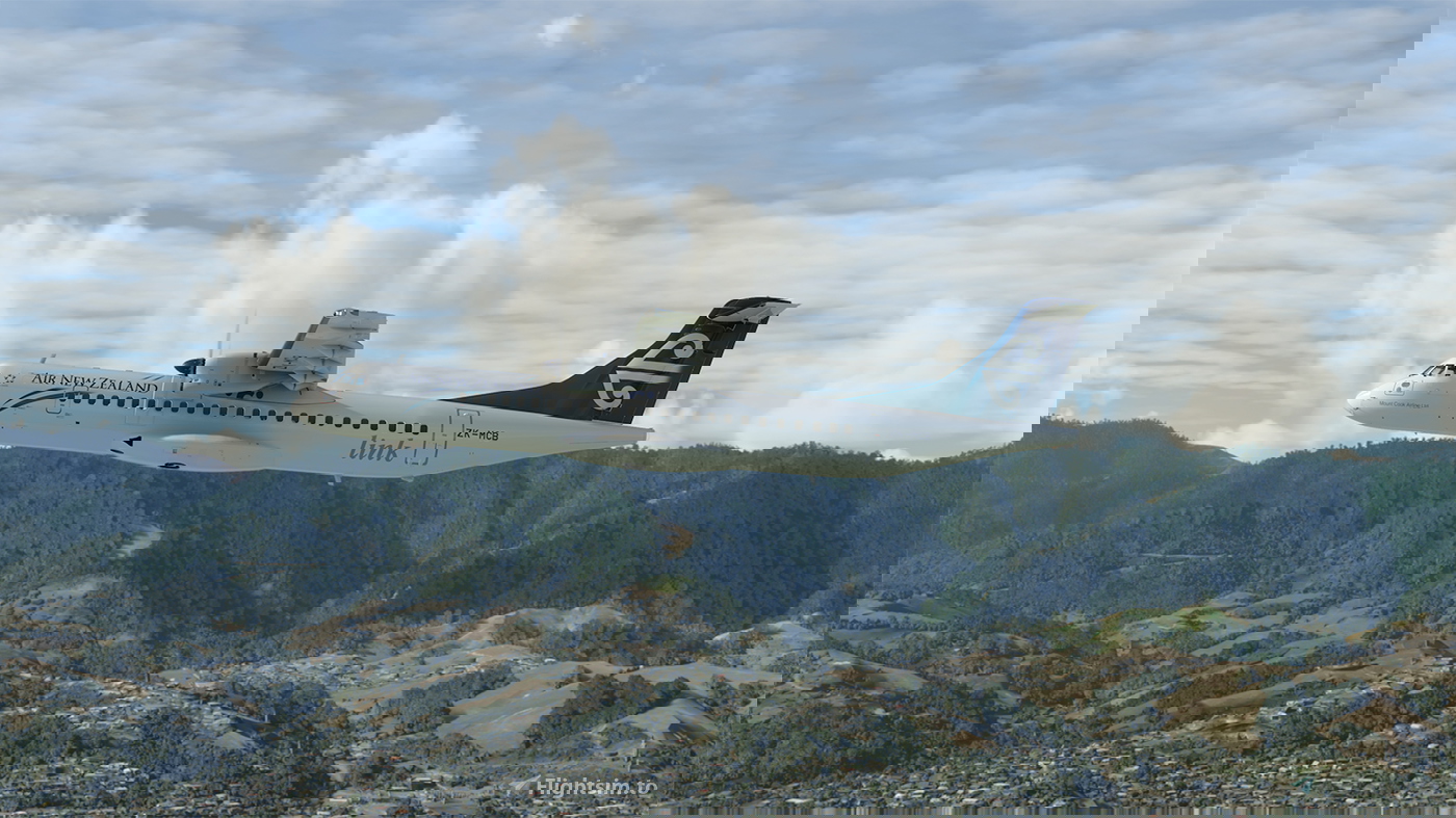 Air New Zealand Asobo ATR 72-600 Wave and Fern Livery with Cabin Pack ...