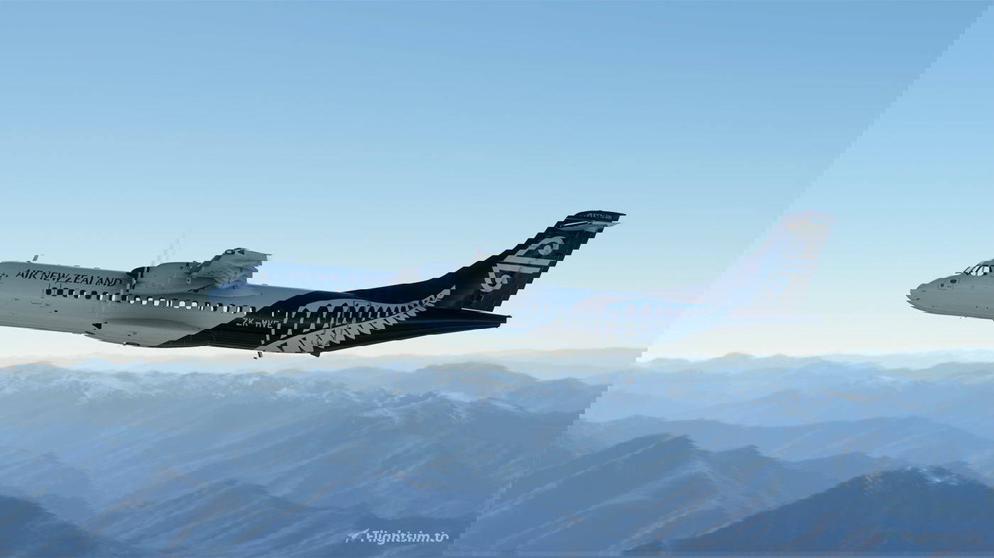 Air New Zealand Asobo ATR 72-600 Wave and Fern Livery with Cabin Pack ...