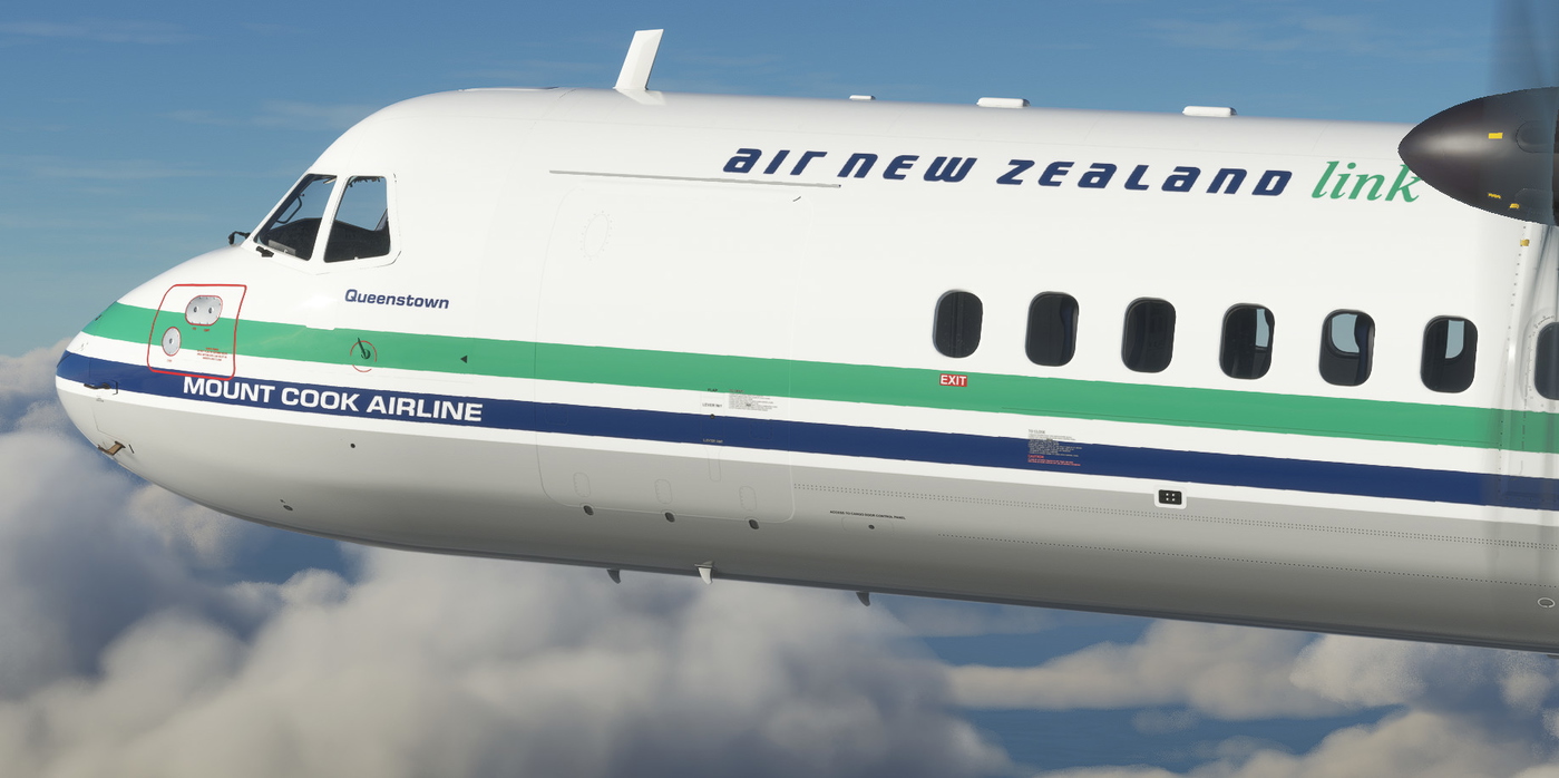 Air New Zealand Link (Mount Cook Airlines) Original 1990s Livery - ZK ...