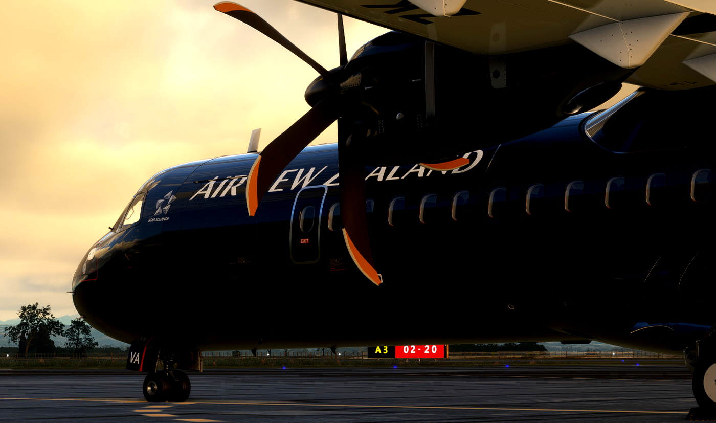 Air New Zealand ZK-MVA (All Blacks Livery) | Expert Series ATR 72-600 ...
