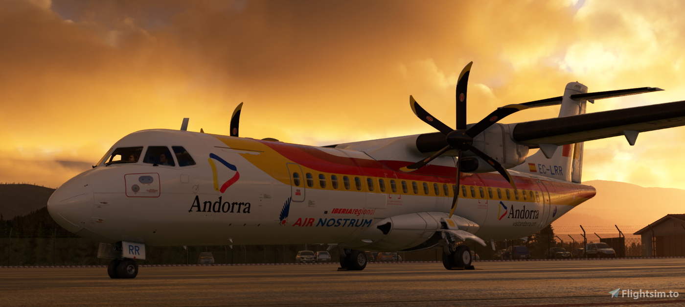 Air Nostrum EC-LRR "Visit Andorra" sticker for Microsoft Flight ...