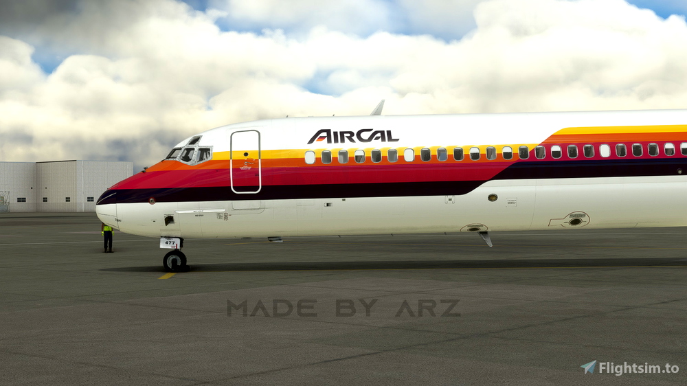 AirCal N477AC MD82 - MaddogX | Custom Cockpit for Microsoft Flight ...