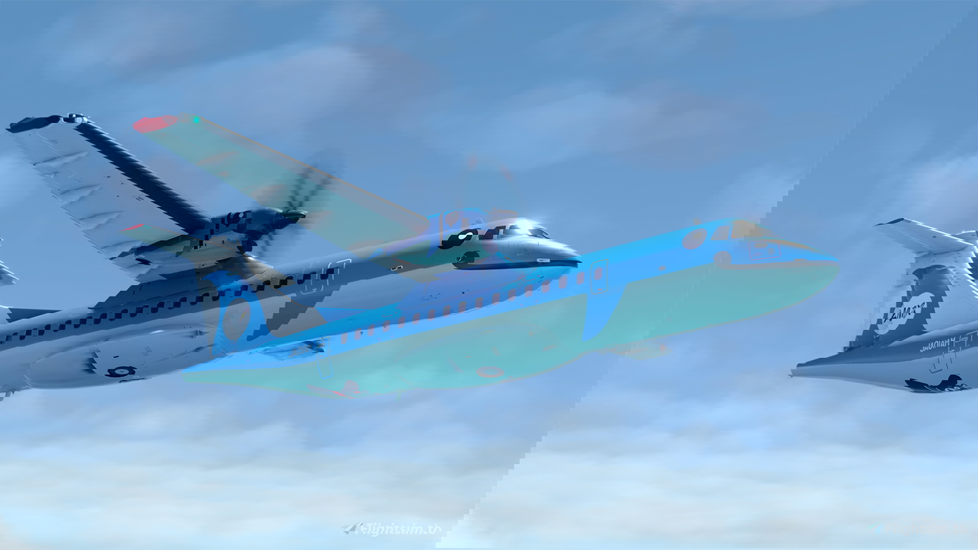 Amakusa Airlines Microsoft ATR 42-600 (JA01AM) Weathered with Cabin Interior 8K のために Microsoft ...