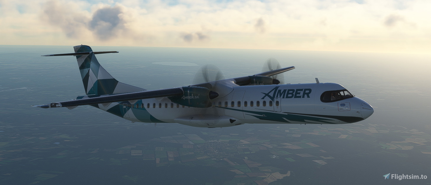 Amber Virtual // OK-ZOE // ATR72-600 // 4K for Microsoft Flight Simulator | MSFS