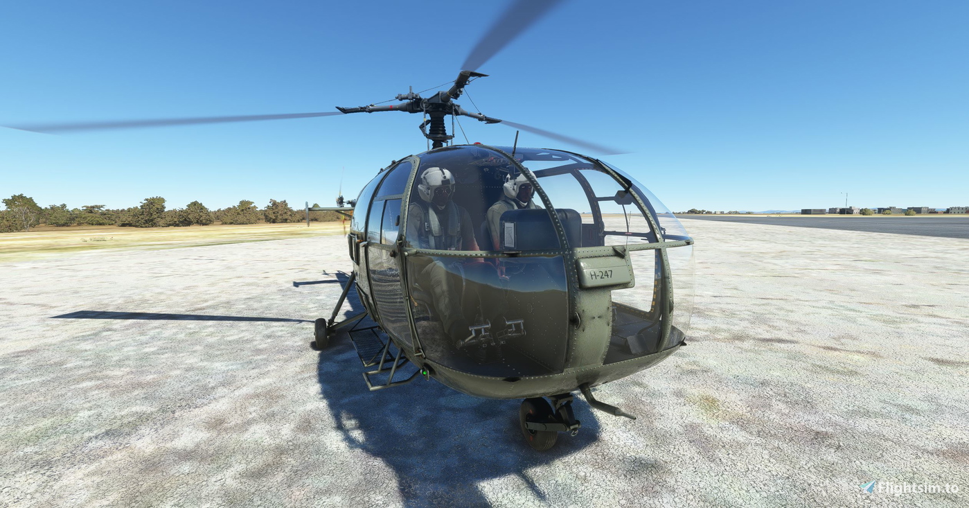 Angola Air Force Alouette III (H-247) - livery for Microsoft Flight ...
