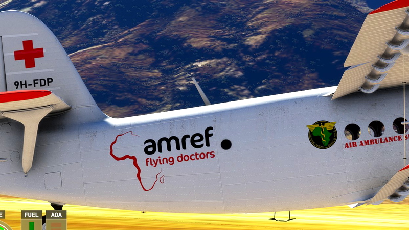 Antonov AN-2 AMREF Flying Doctors Africa for Microsoft Flight Simulator ...