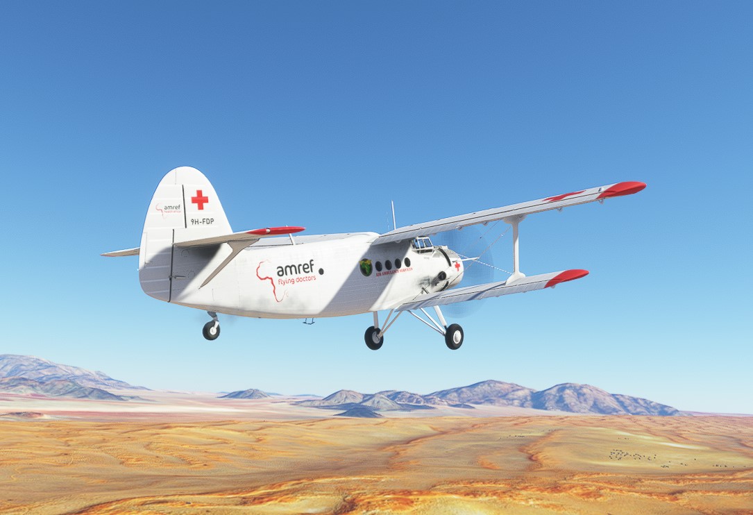 Antonov AN-2 AMREF Flying Doctors Africa for Microsoft Flight Simulator ...