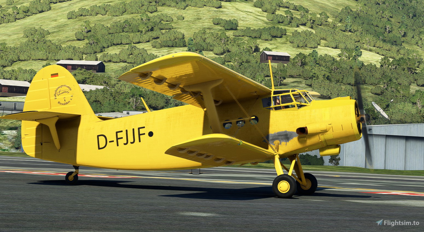 Antonov AN-2 Germany D-FJJF for Microsoft Flight Simulator | MSFS
