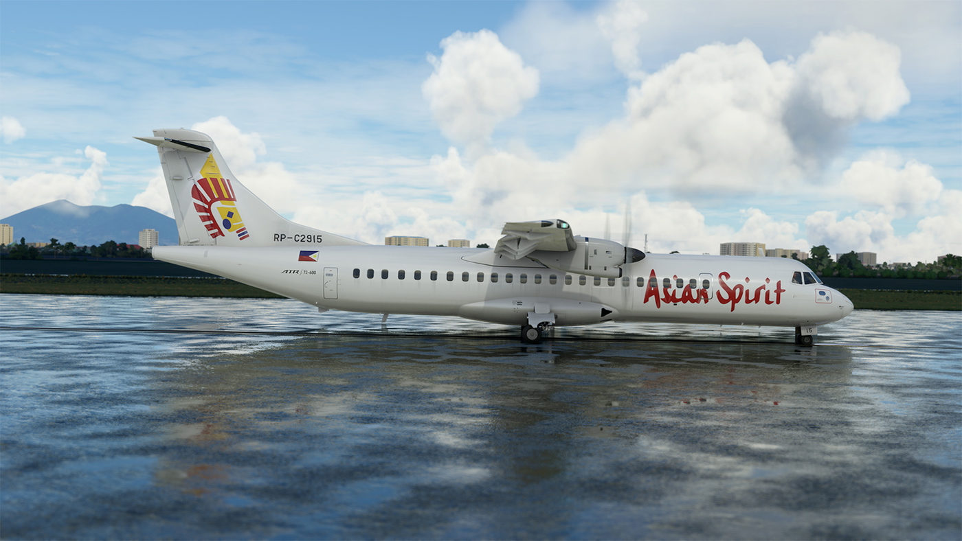 Asian Spirit Asobo ATR 72-600 RP-C2915 (Weathered) 8K for Microsoft ...