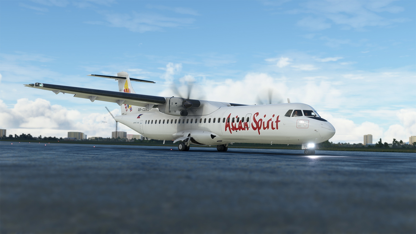 Asian Spirit Asobo ATR 72-600 RP-C2915 (Weathered) 8K for Microsoft ...