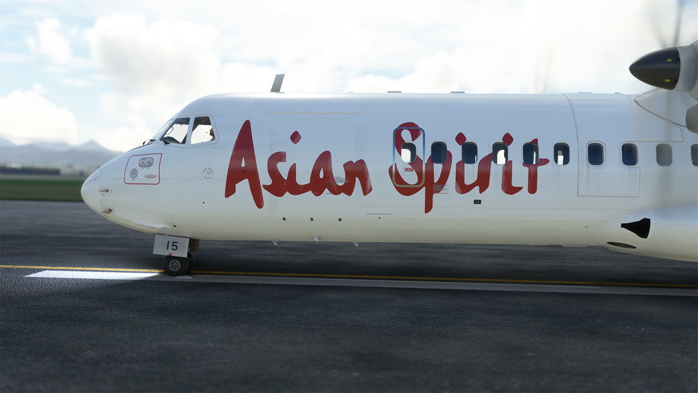 Asian Spirit Asobo ATR 72-600 RP-C2915 (Weathered) 8K for Microsoft ...