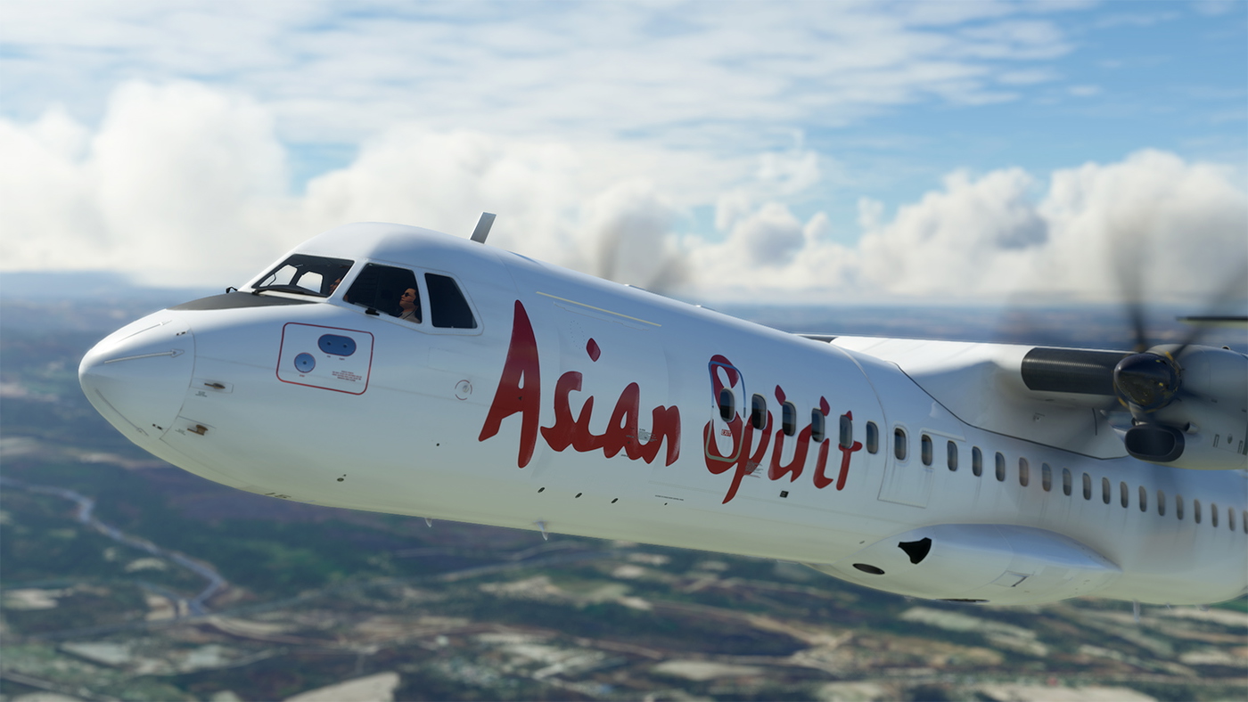 Asian Spirit Asobo ATR 72-600 RP-C2915 (Weathered) 8K for Microsoft ...