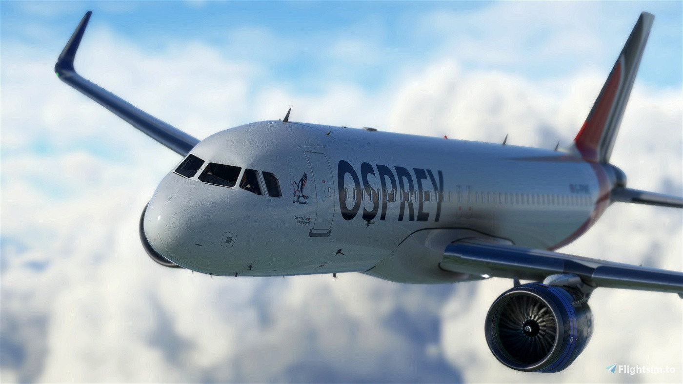 Asobo A320Neo Osprey Airways | 4K のために Microsoft Flight Simulator | MSFS