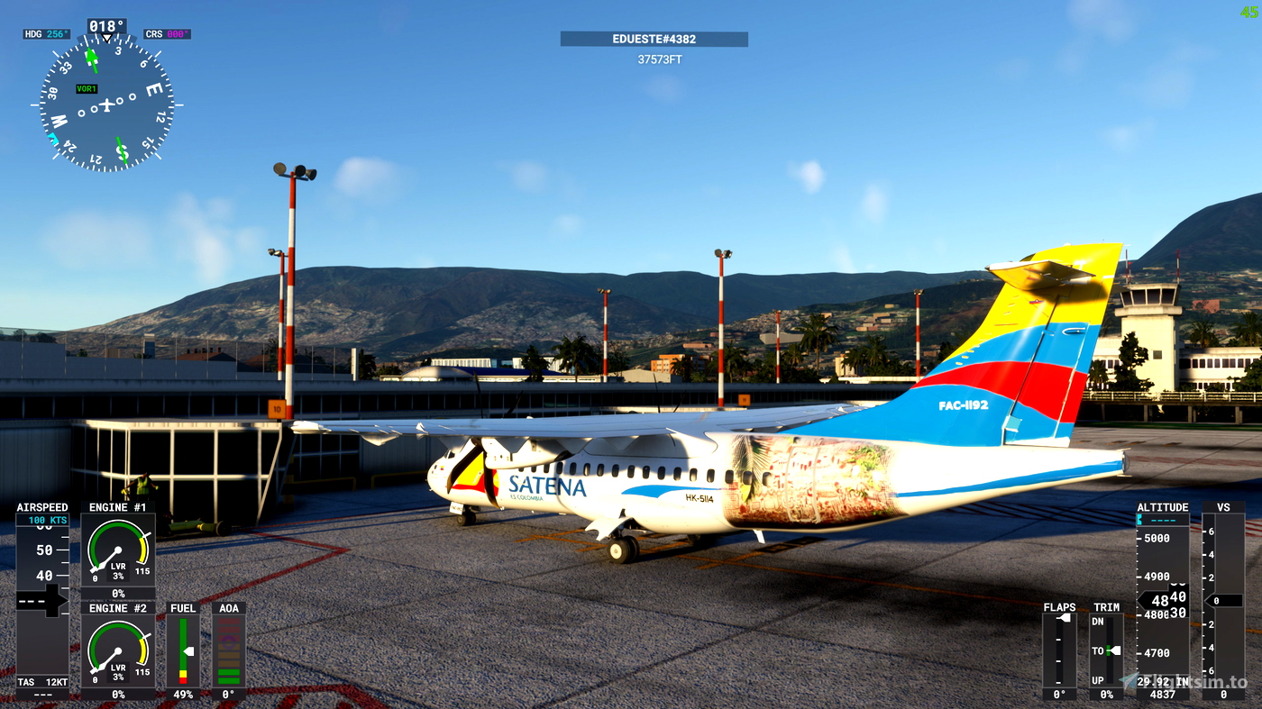 Asobo AT46 SatenaHK5114 (BETA) for Microsoft Flight Simulator | MSFS