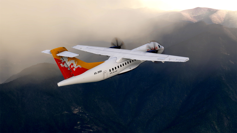 DrukAir Microsoft ATR 42-600 (A5-JNW) Weathered 8K for Microsoft Flight ...