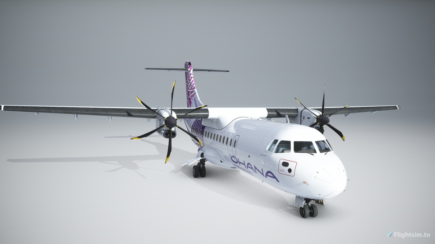 [ASOBO ATR 42-600] Ohana by Hawaiian ATR 45 | N804HC for Microsoft ...