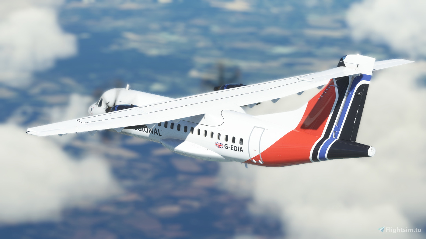 Asobo ATR 42-600 Osprey Regional | 4K for Microsoft Flight Simulator | MSFS