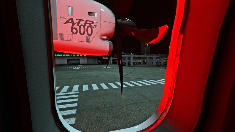 Enhanced Lighting for Asobo ATR 42/72-600 on Microsoft Flight Simulator