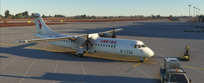 ASOBO ATR 72-600 中國東方航空 B-1234 [ 虛構] China Eastern Airlines B-1234 ...
