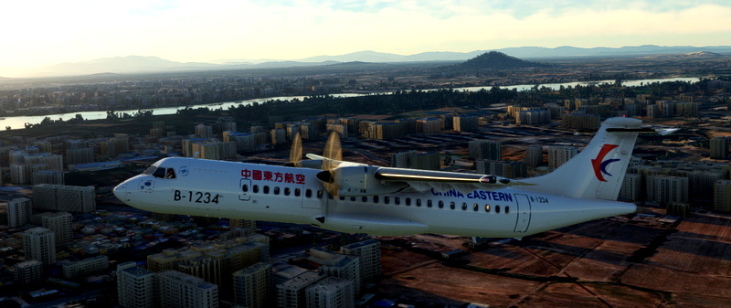ASOBO ATR 72-600 中國東方航空 B-1234 [ 虛構] China Eastern Airlines B-1234 ...