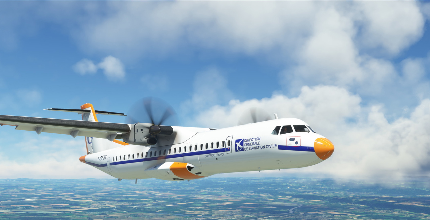 Asobo ATR 72-600 Calibra (DGAC) livery for Microsoft Flight Simulator ...