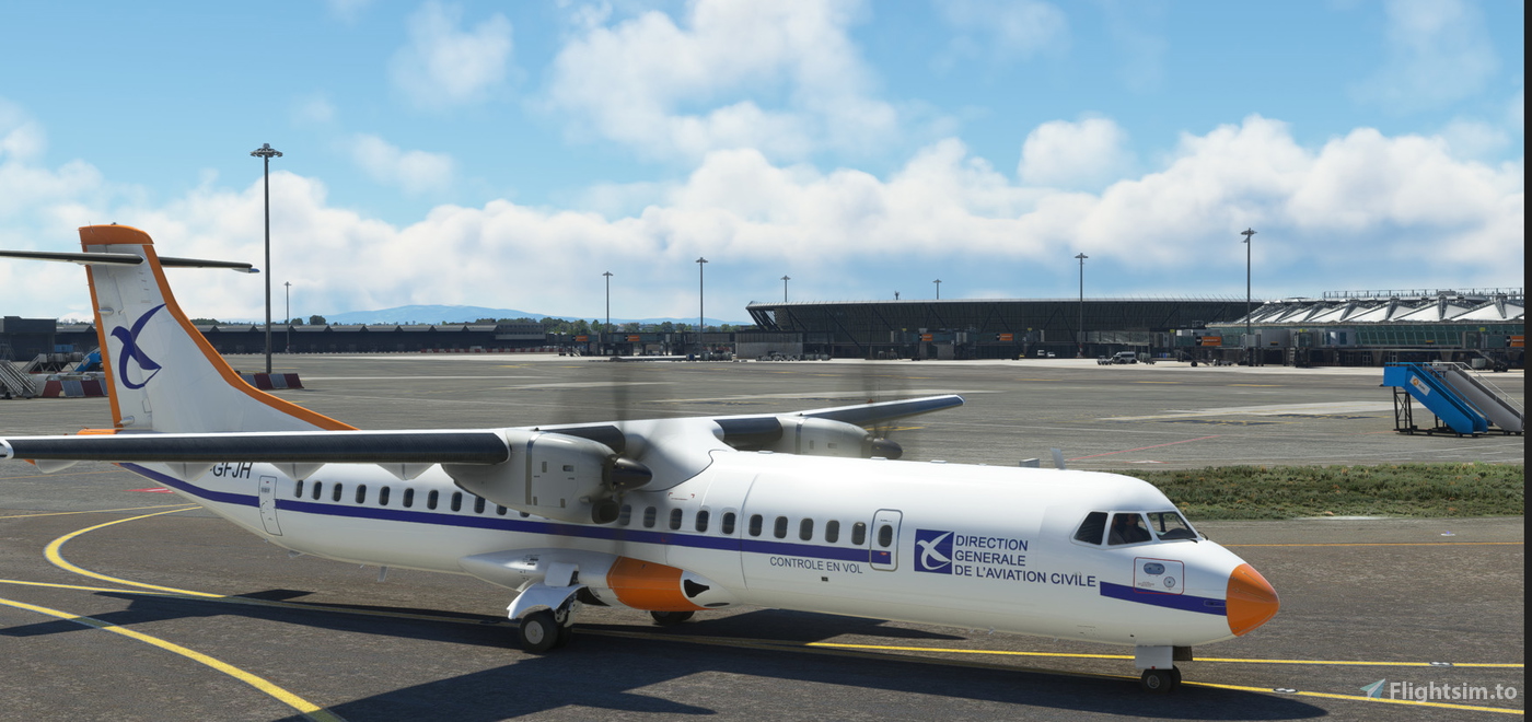 Asobo ATR 72-600 Calibra (DGAC) livery 对于 Microsoft Flight Simulator | MSFS