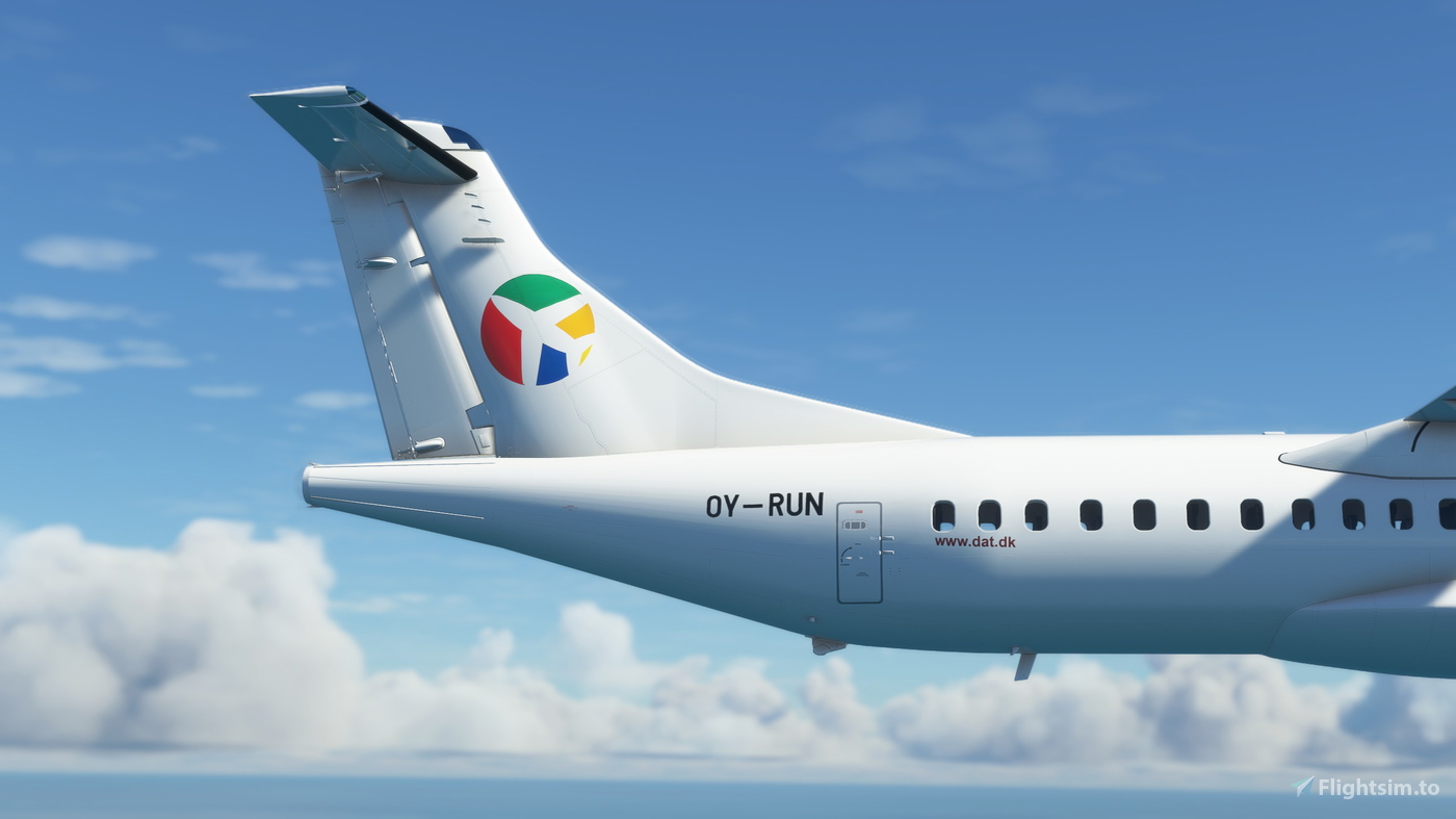 ATR 72 Danish Air Transport "OY-RUN" für Microsoft Flight Simulator | MSFS