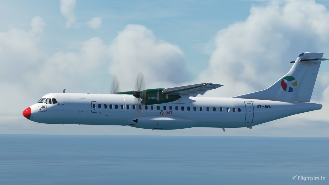 ATR 72 Danish Air Transport "OY-RUN" for Microsoft Flight Simulator | MSFS