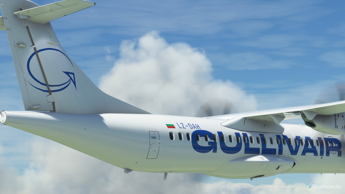 Asobo ATR 72-600 Gullivair | Cabin Textures | 4K for Microsoft Flight ...
