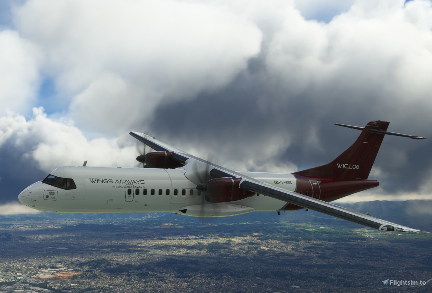ASOBO ATR 72-600 Wings Airways livery для Microsoft Flight Simulator | MSFS