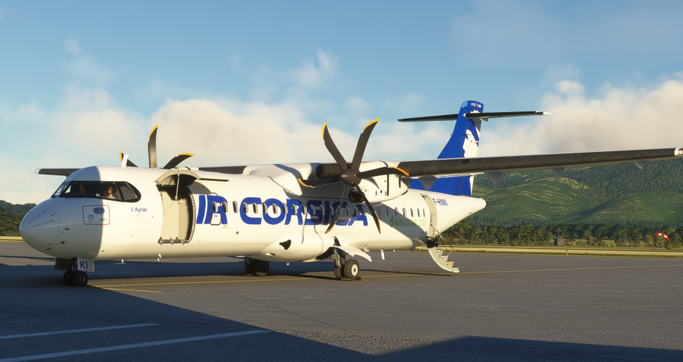 Asobo ATR72-600 | Air Corsica | F-HXKI | AMBIZONE 2025 STICKER för ...