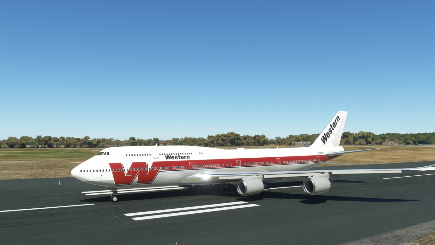 Asobo Boeing 747-8i Western Airlines 4K for Microsoft Flight Simulator ...