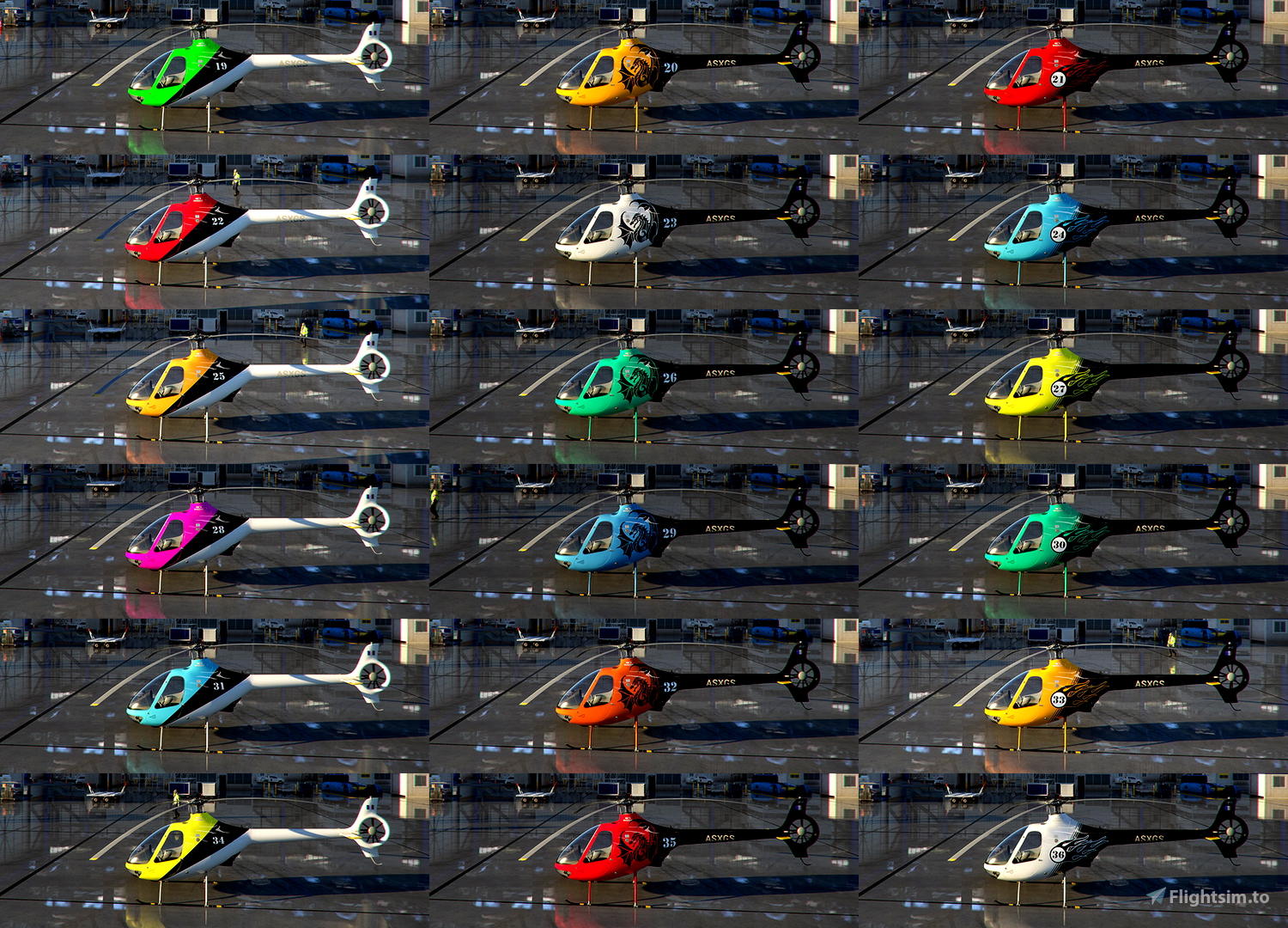 Guimbal Cabri G2 Liveries para Microsoft Flight Simulator | MSFS ...