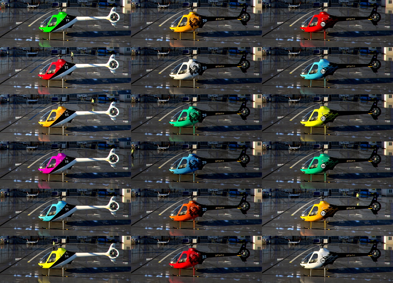 Guimbal Cabri G2 Liveries for Microsoft Flight Simulator | MSFS