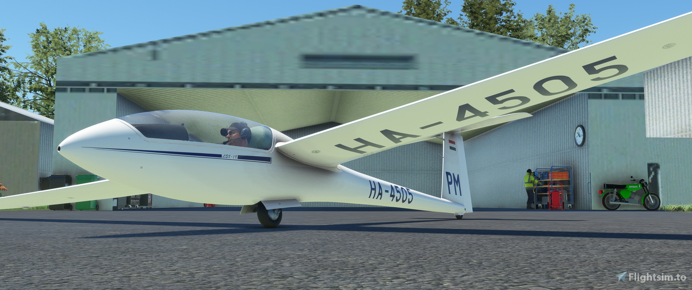 Asobo LS8-18 | HA-4505 | 4K for Microsoft Flight Simulator | MSFS