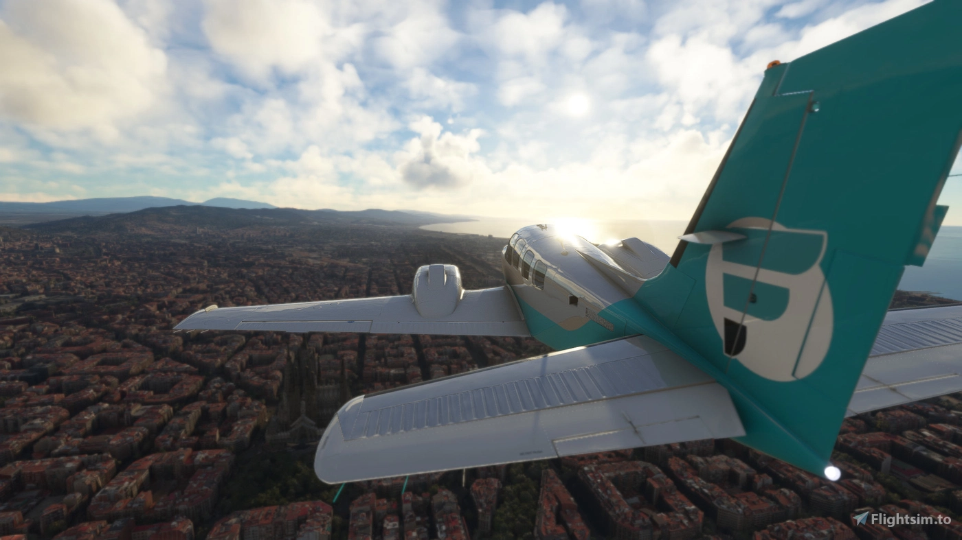 [ASOBO] SimFly BARON G-36 livery for Microsoft Flight Simulator | MSFS