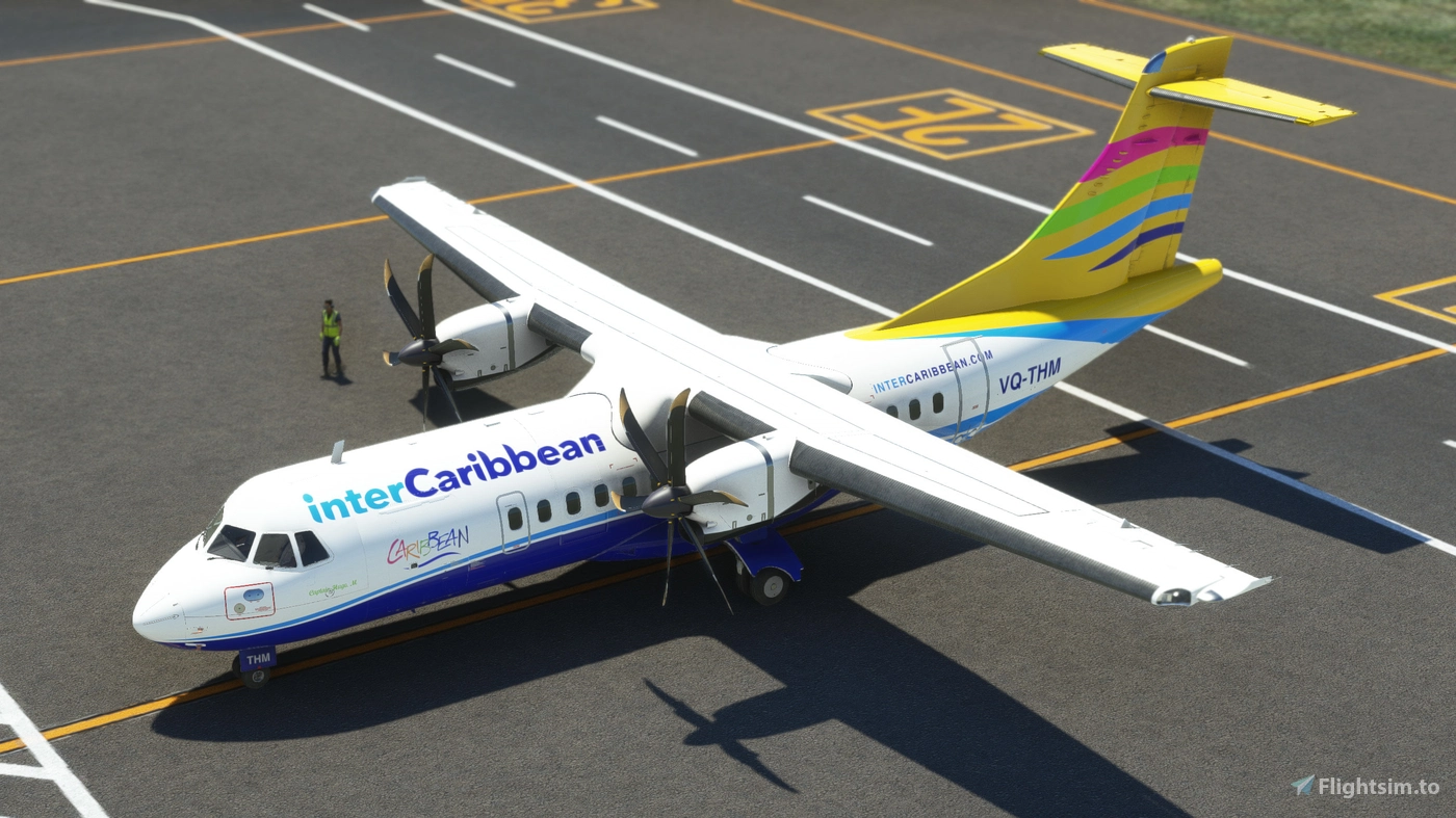 Asobo/Hans ATR 42-600 Inter Caribbean Airlines for Microsoft Flight ...